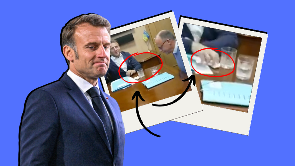 Macron a-t-il «caché» un sachet de cocaïne? La folle rumeur