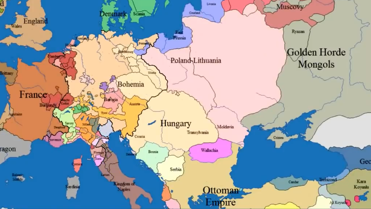 Comment les frontières de l'Europe ont changé à travers l'histoire