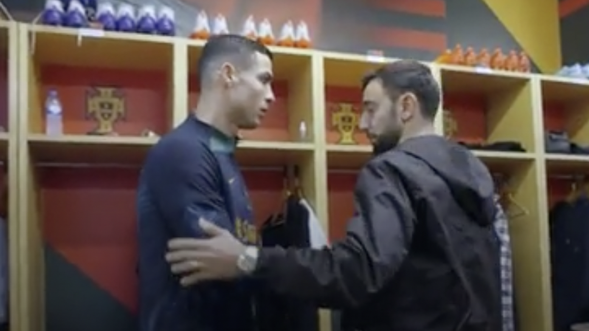 Les retrouvailles entre Ronaldo et Bruno Fernandes font réagir