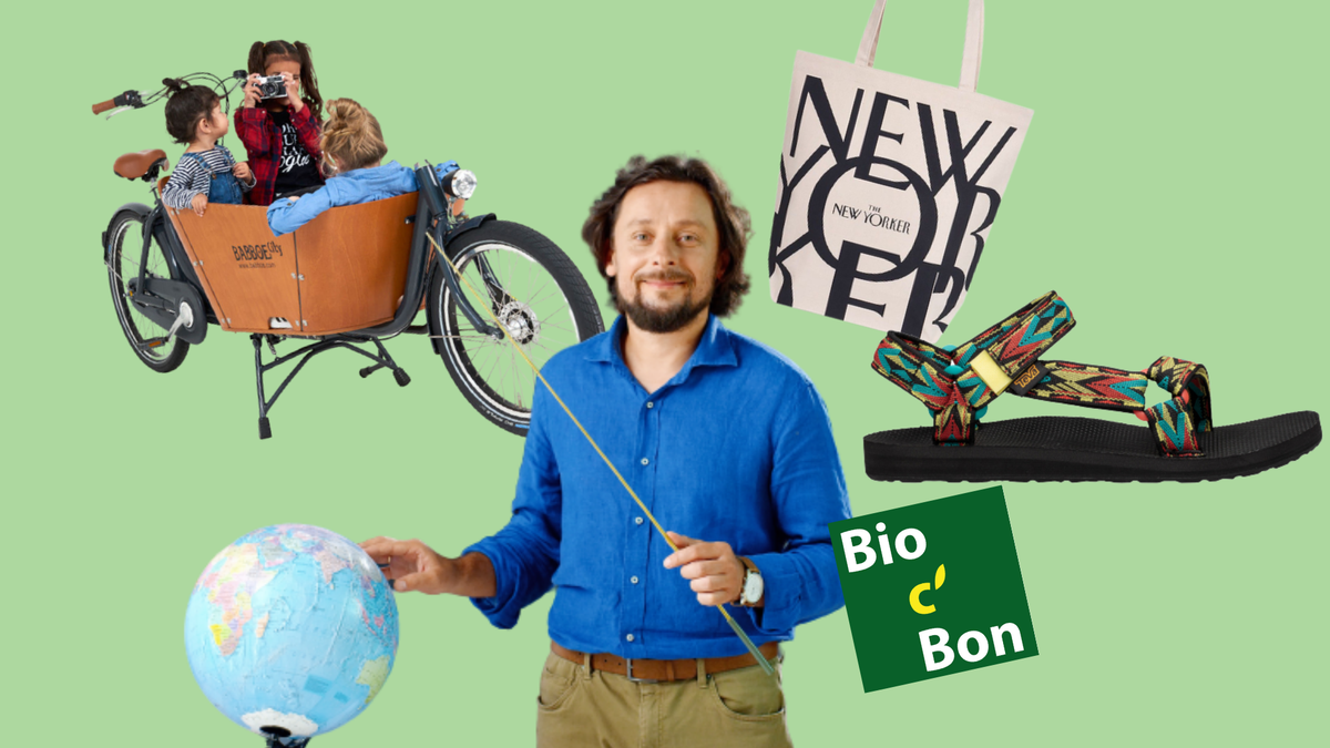 Le Starter Pack du papa bobo en vélo cargo