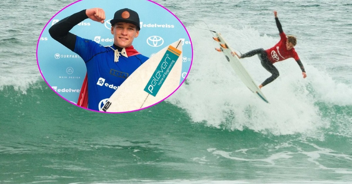 Rivan Rock Rosskopf être le «premier surfeur pro de Suisse»