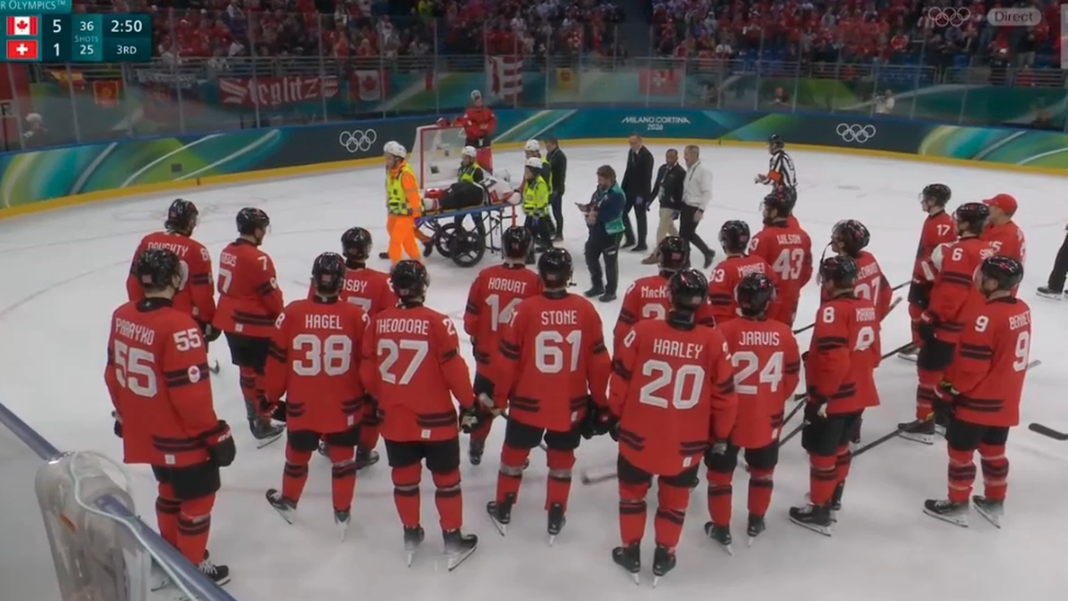 JO 2026: Fiala se blesse et sort sur civière contre le Canada