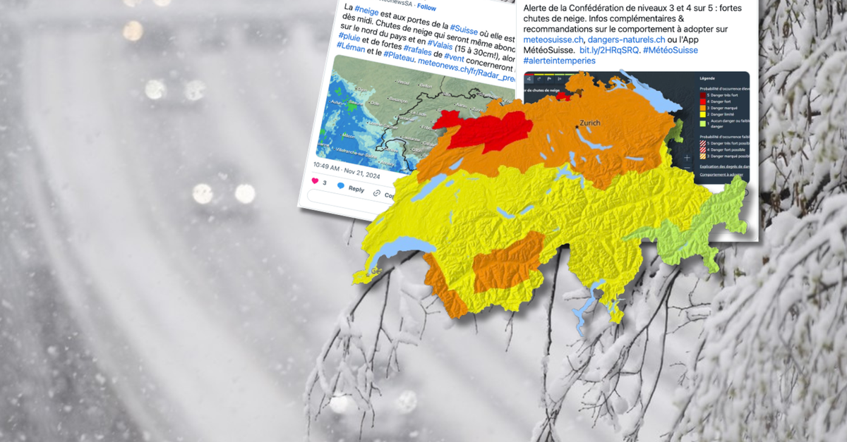 MétéoSuisse annonce un front de neige, puis la «papotche»