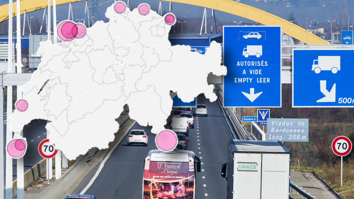 Voici combien de personnes entrent en Suisse chaque jour