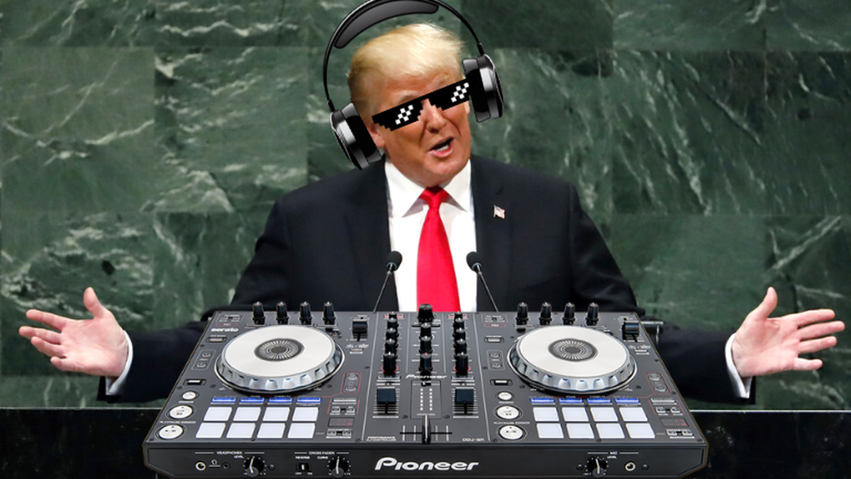 Donald Trump est DJ de son club privé de Mar-a-Lago en Floride