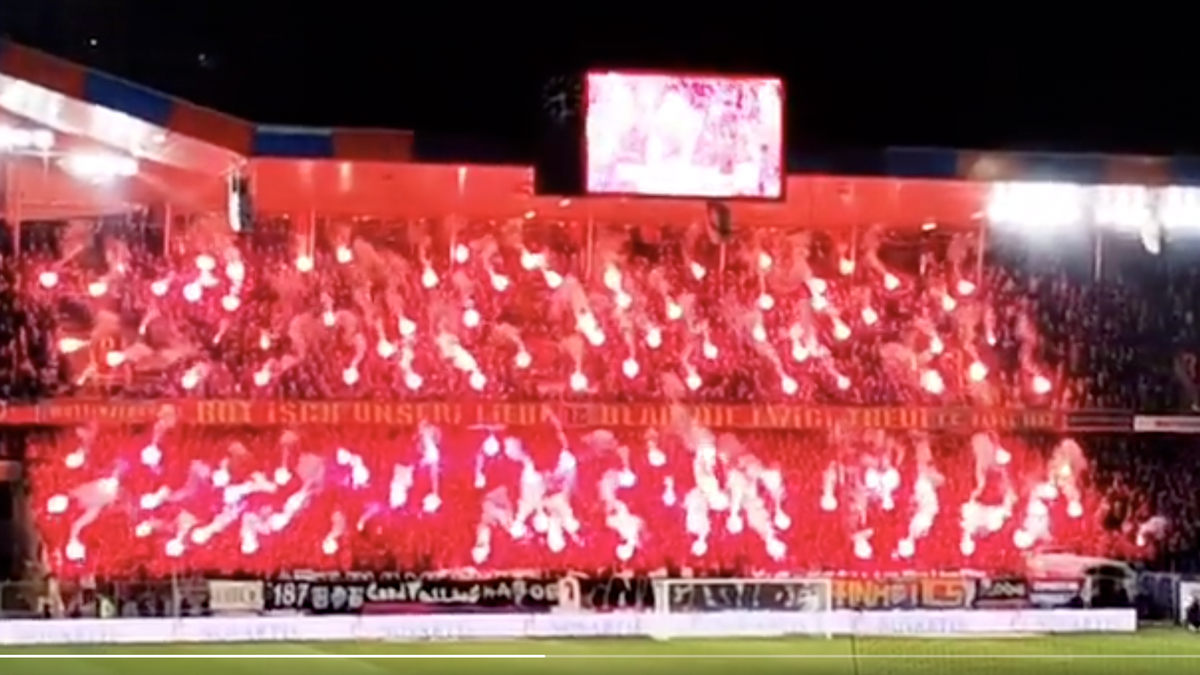Super League: Le beau tifo des ultras du FC Bâle contre Zurich