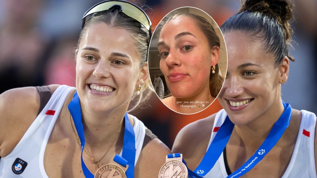 Beach-volley: Esmée Böbner est allergique au champagne