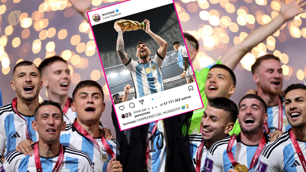 Instagram: Messi a battu l'incroyable record d'un œuf