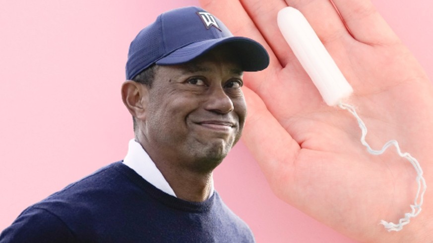 Tiger Woods sort un tampon hygiénique en tournoi, scandale!