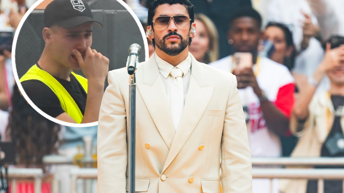 Même les agents de sécurité craquent pour Bad Bunny à Madrid