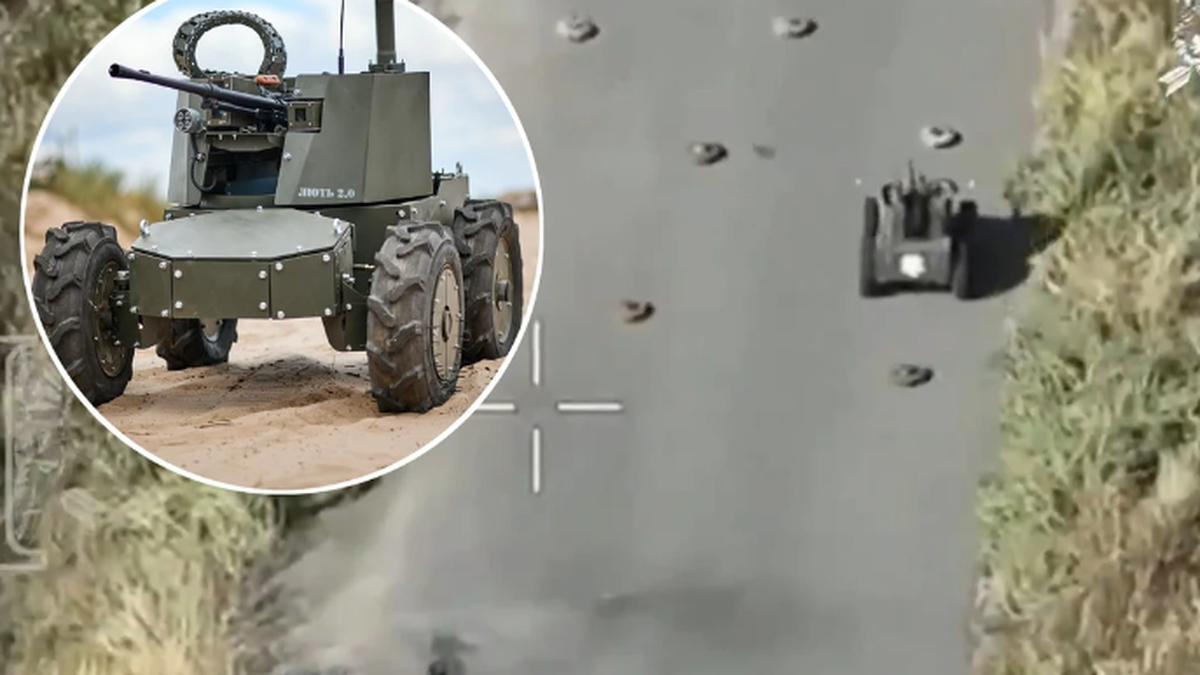 Le robot «Lyut» chasse les soldats russes d'une position