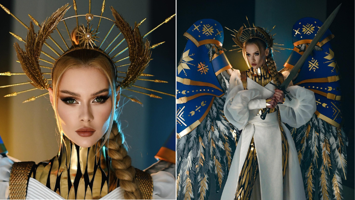 Miss Ukraine habillée en guerrière badass pour Miss Univers