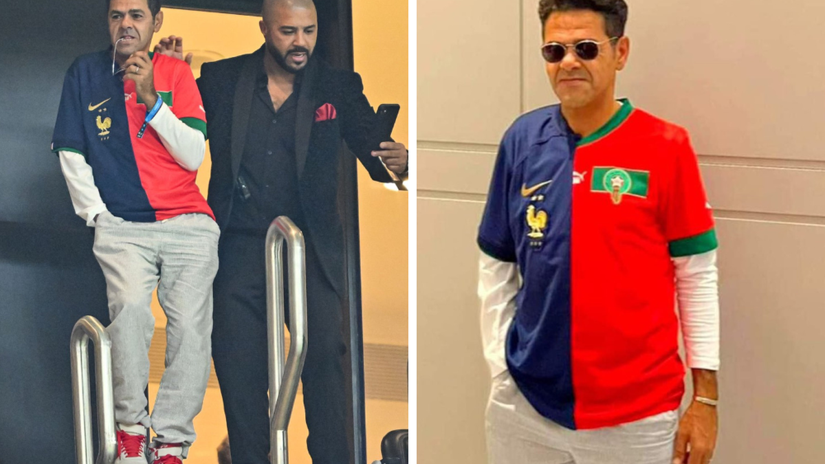 France-Maroc: Jamel Debbouze portait un maillot très spécial