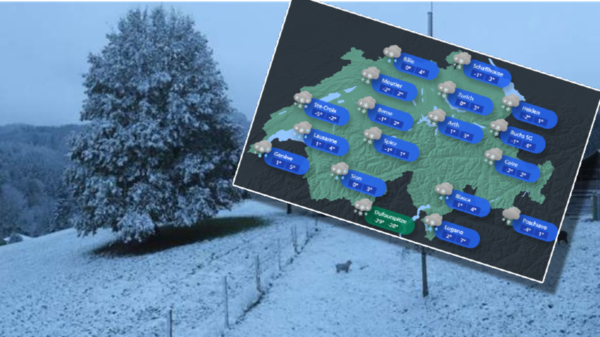 La neige arrive en Suisse romande ce mercredi 20 novembre