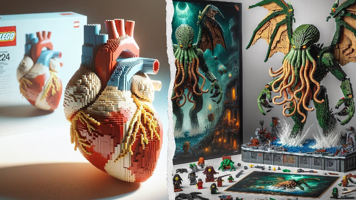 Les plus beaux Lego créés par l'intelligence artificielle