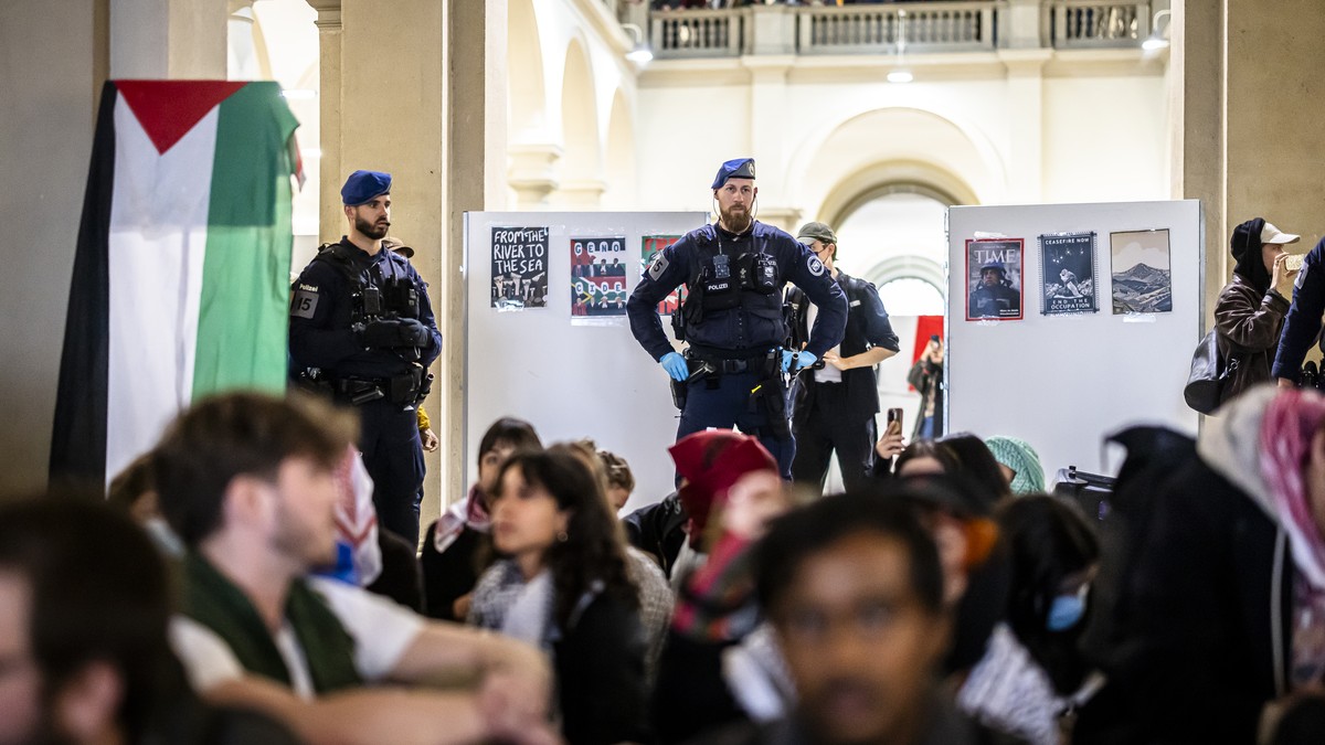 La majorité des occupants à l'EPFZ n'étaient pas des étudiants