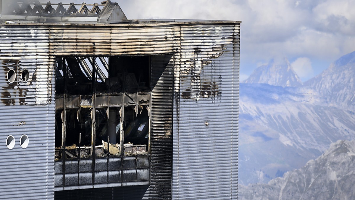 Malgré l'incendie, le téléphérique de Glacier 3000 est intact