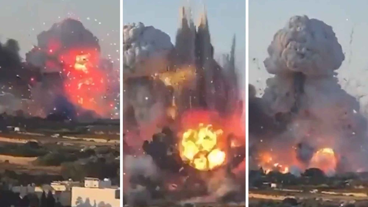 Malte: impressionnante explosion dans une usine de feux d'artifice