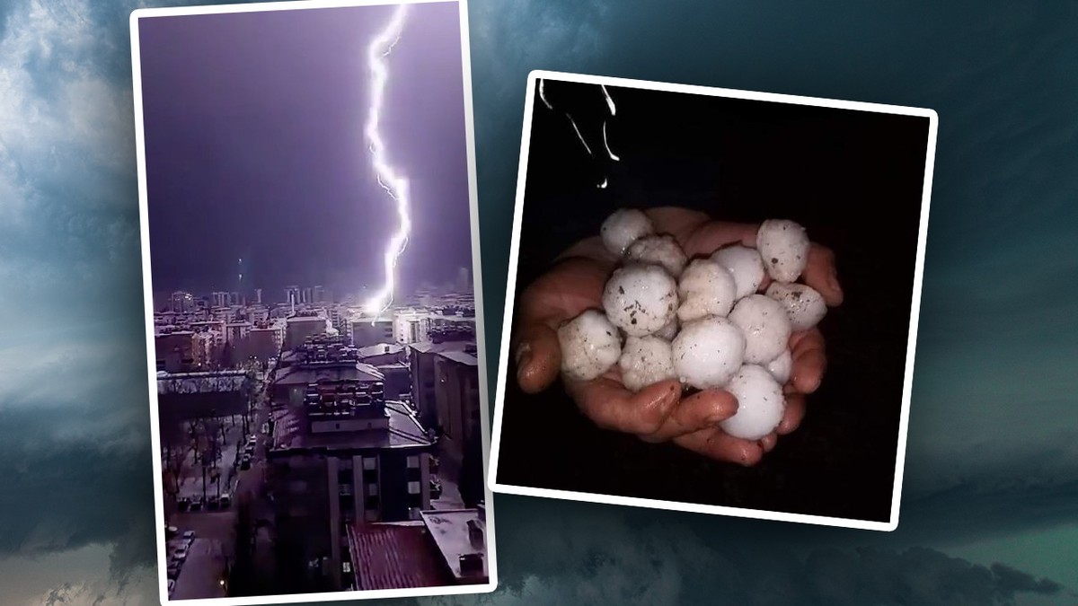 Turquie: Un orage impressionnant a frappé le sud-ouest du pays