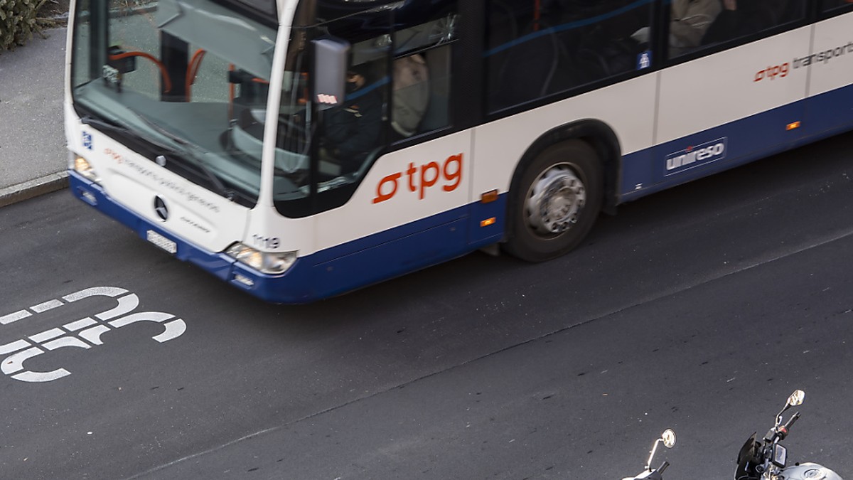 Genève: Un bus des TPG perd une roue en pleine course