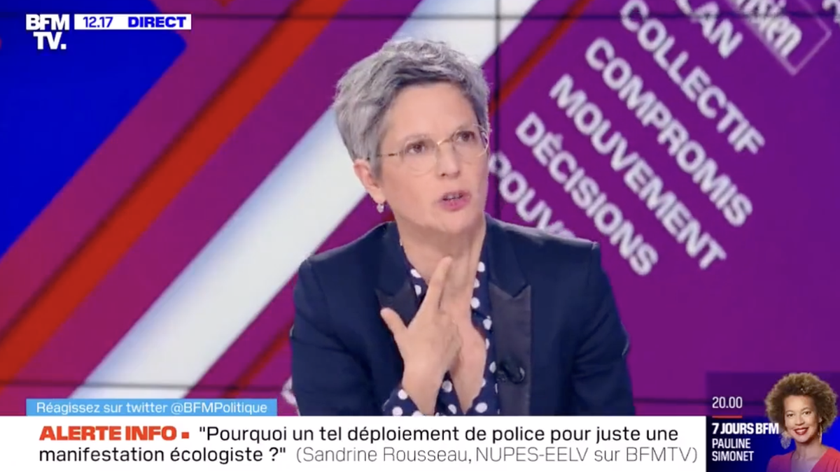 BFMTV: Sandrine Rousseau se vautre en direct et c'est gênant