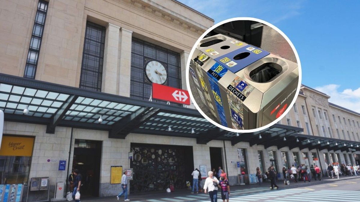 CFF: La nouvelle poubelle de la gare de Genève fait jaser