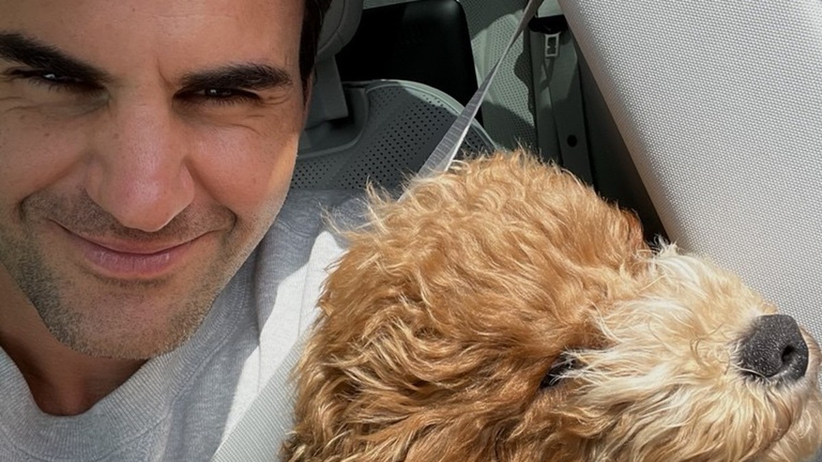 Roger Federer présente son nouveau chien, Willow