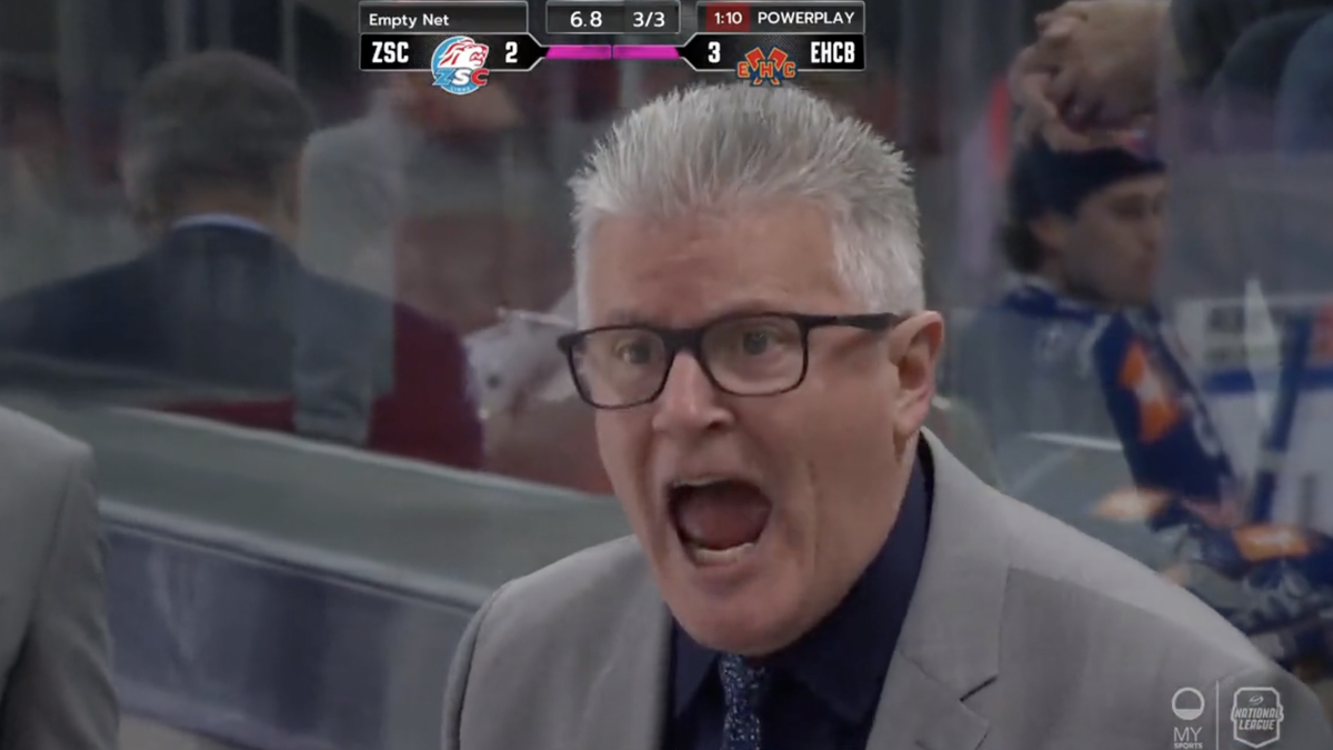 National League: Le coach de Zurich Marc Crawford en furie