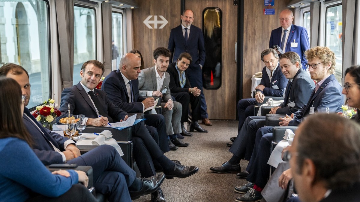 Visite de Macron: Le wagon CFF luxueux est à louer