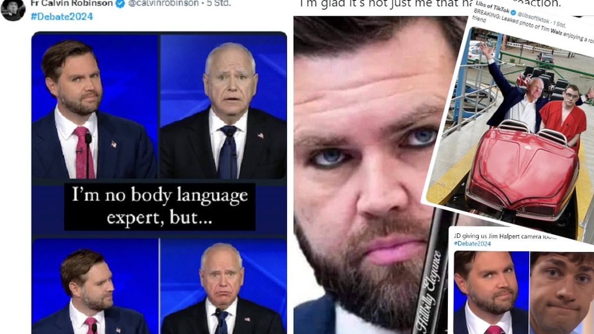 Die lustigsten Reaktionen auf die VP-Debatte zwischen Vance und Walz