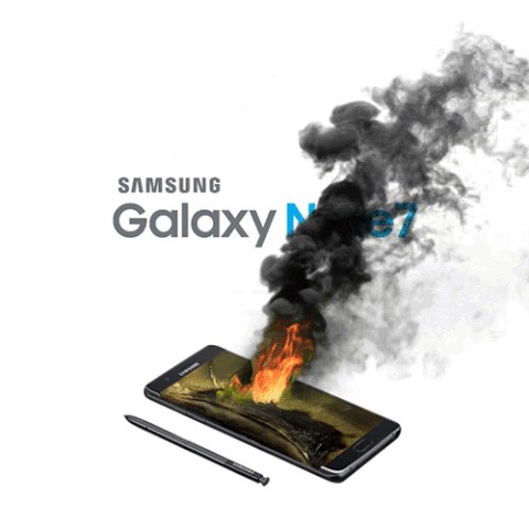 Das Samsung Galaxy Note 7 explodiert. Hier die Übersicht.