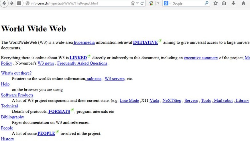 Das Cern feiert 30 Jahre «World Wide Web»