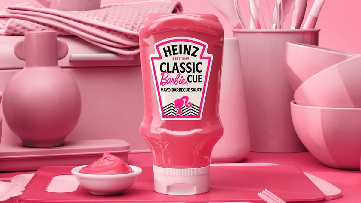 Barbiecue-Sauce und Kenchup: Barbie macht Heinz-Saucen pink