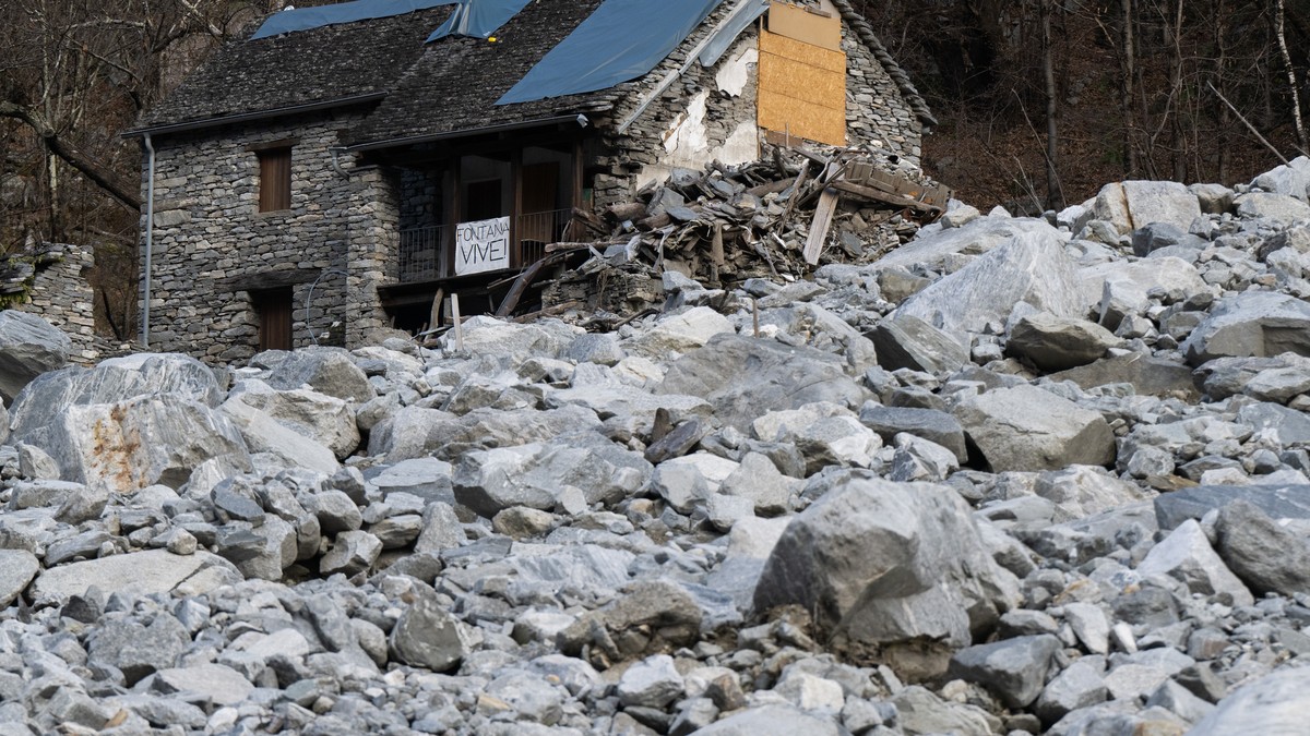 Nach Unwetter-Katastrophe im Tessin: Noch immer unbewohnbare Häuser