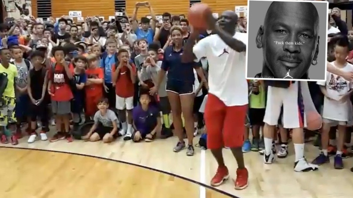 Michael Jordan versenkt eiskalt jeden Ball – ein Meme wird geboren