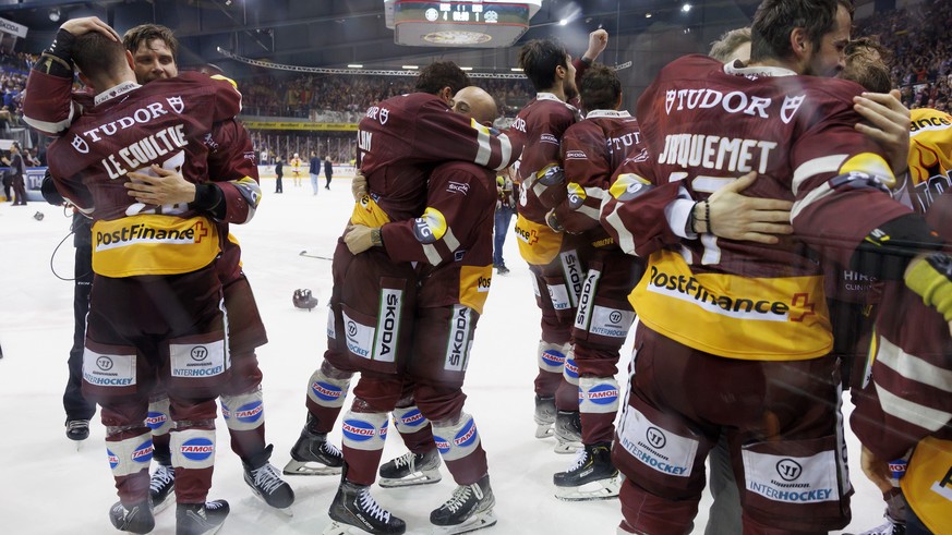 Servette Genf feiert den ersten Meistertitel – unsere Reportage vom Eis