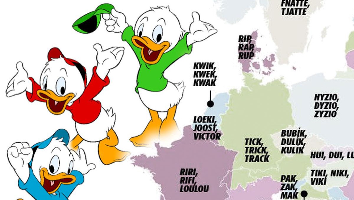 Tick, Trick, Track: So heissen Donald Ducks Neffen in anderen Sprachen