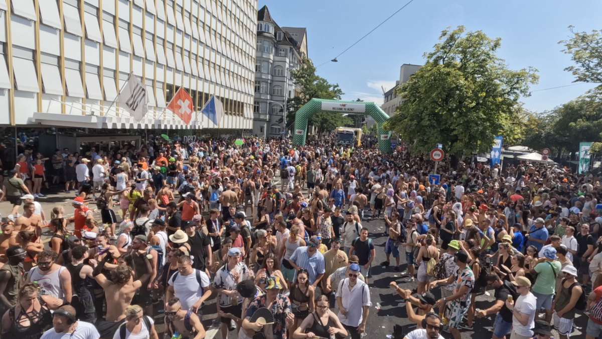 Die Street Parade 2023 im Zeitraffer