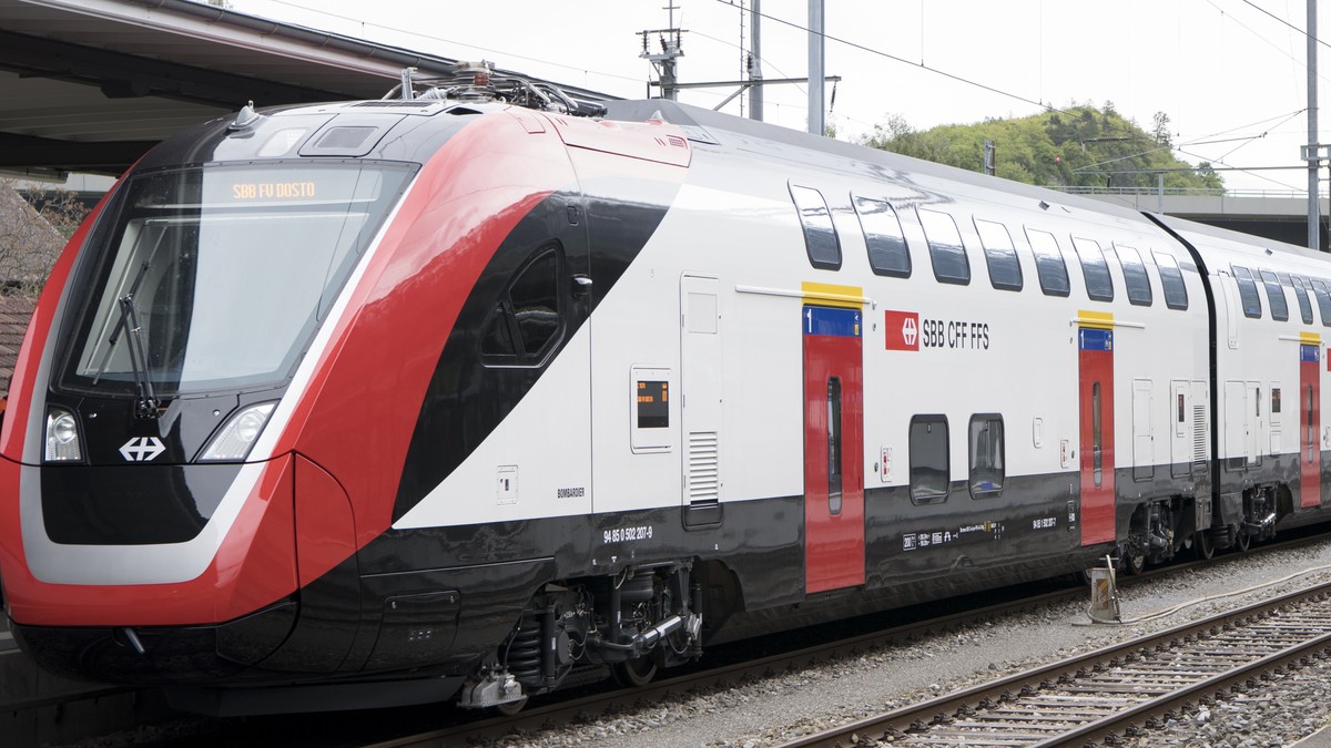 Die SBB präsentieren ihren neuen Intercity-Fernverkehr-Zug von Bombardier