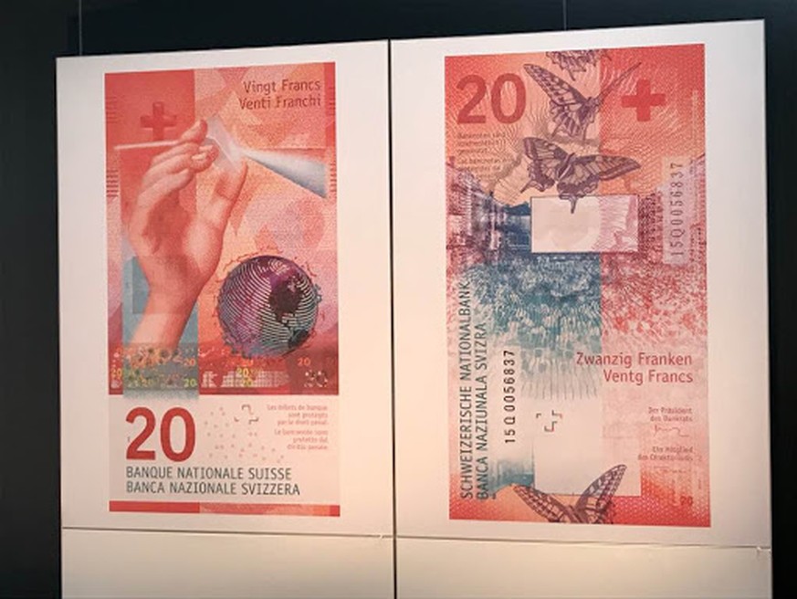 Sie zeigt die kreative Seite der Schweiz: Das ist die neue 20er-Note ...