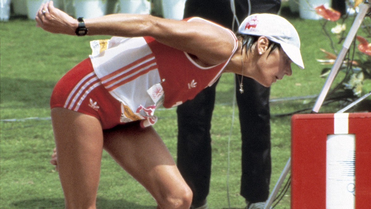 Olympia 1984: Gaby Andersen-Schiess leidet im Marathon in Los Angeles