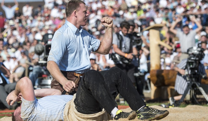 Schwingerkönig Matthias Sempach ist auch am Kilchberger nicht zu bezwingen