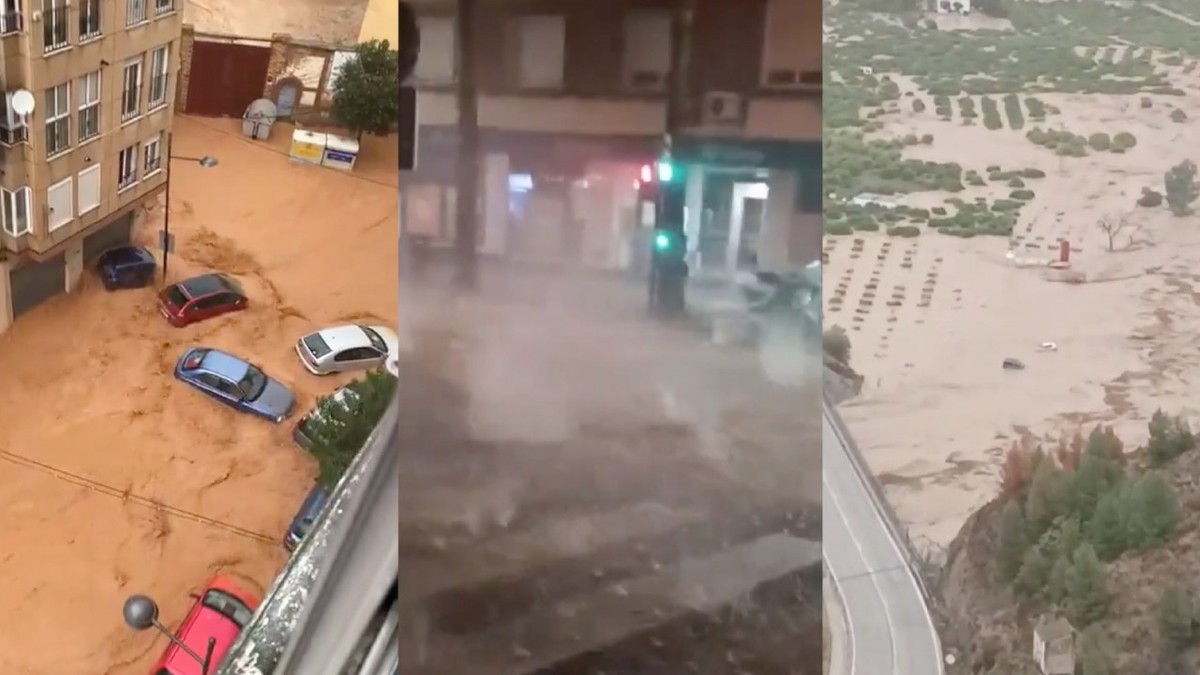Unwetter an Spaniens Ostküste: Hagel richtet erhebliche Schäden an