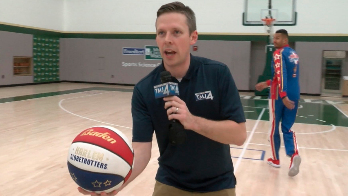 TV-Reporter gelingt Basketball-Wurf seines Lebens