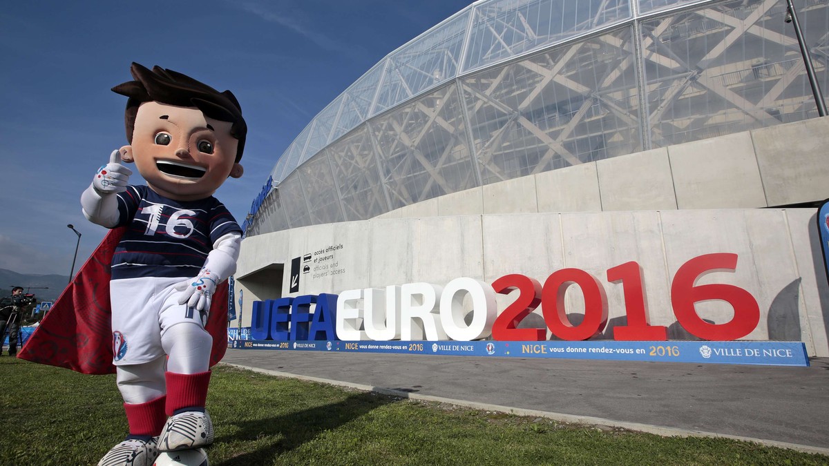 Super Victor ist das Maskottchen der EM 2016 in Frankreich