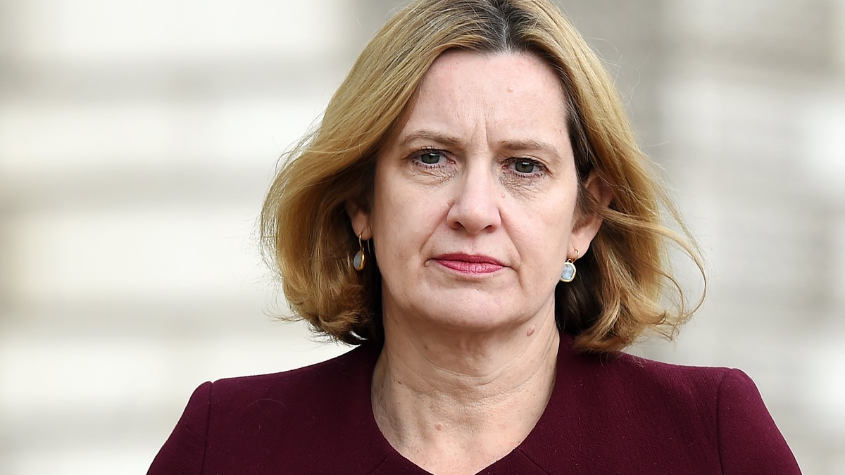 London: Arbeitsministerin Amber Rudd tritt zurück.