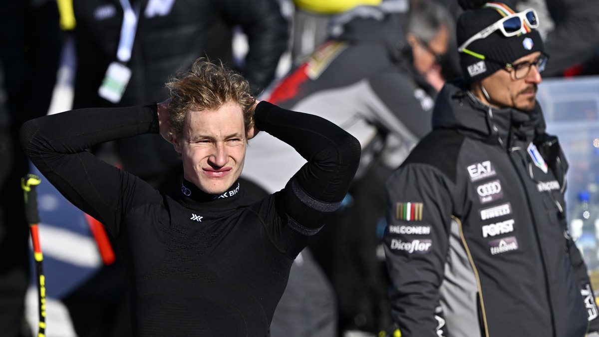 Enttäuscht: Marco Odermatt verpasst an der Ski-WM im Super-G das Podest