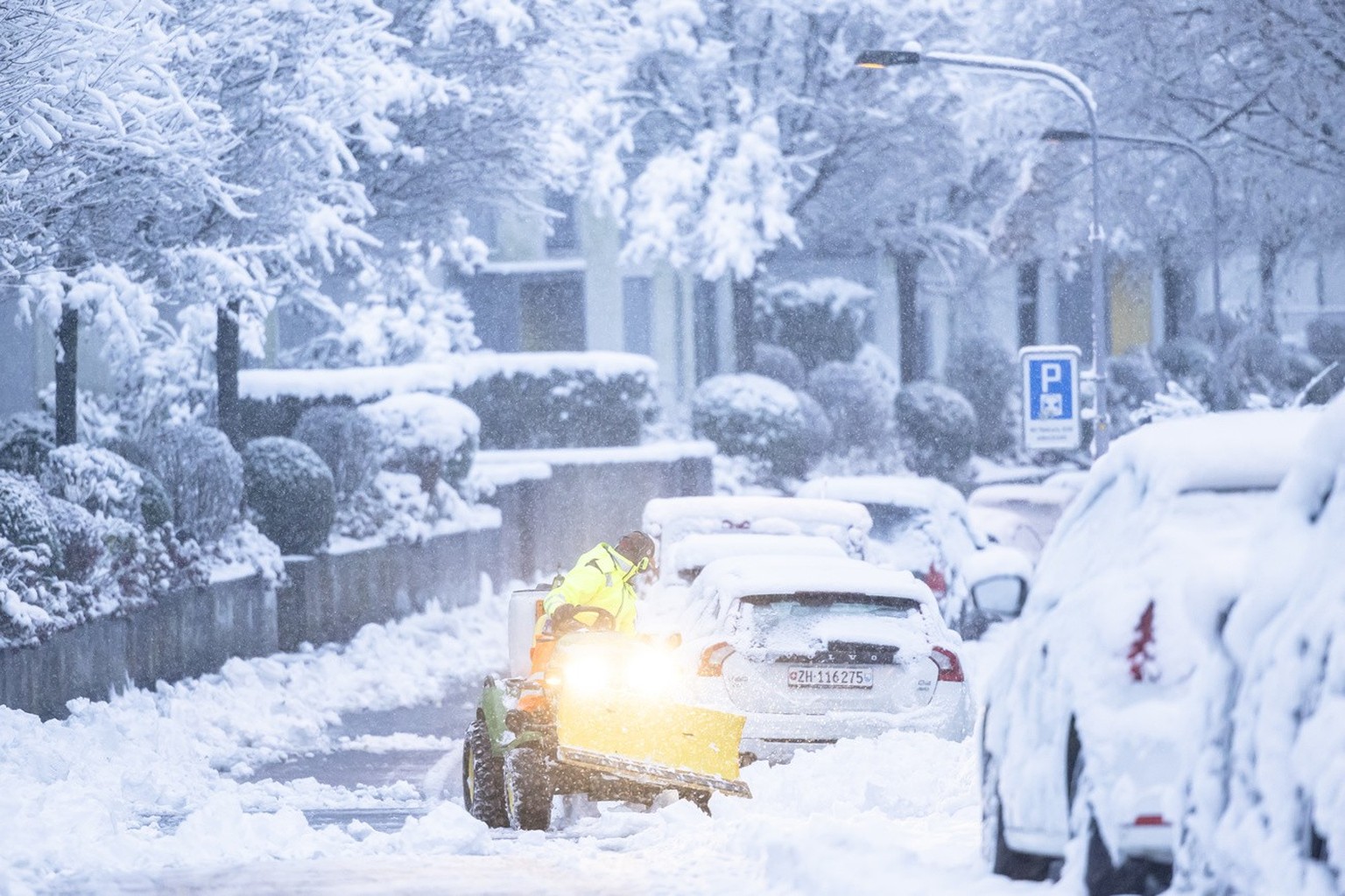 Es wintert in der Schweiz