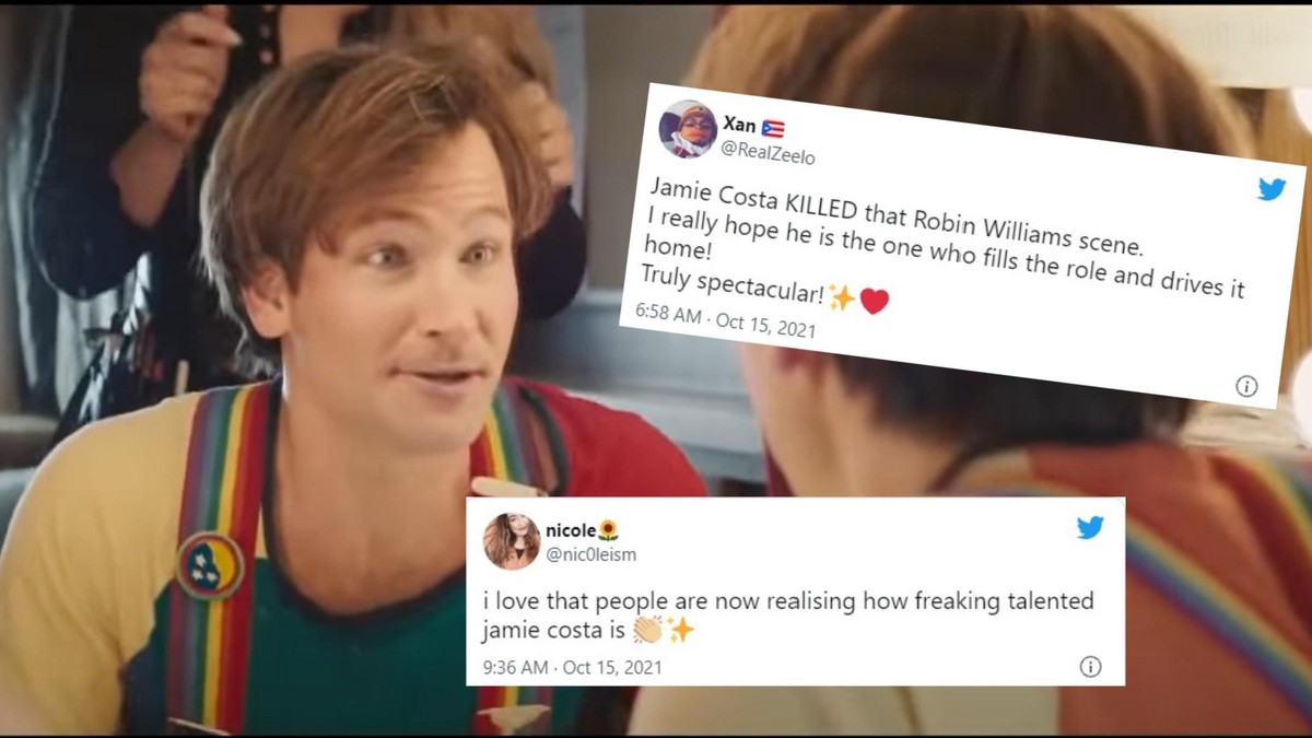 Jamie Costa teilt Video mit seiner Imitation von Robin Williams