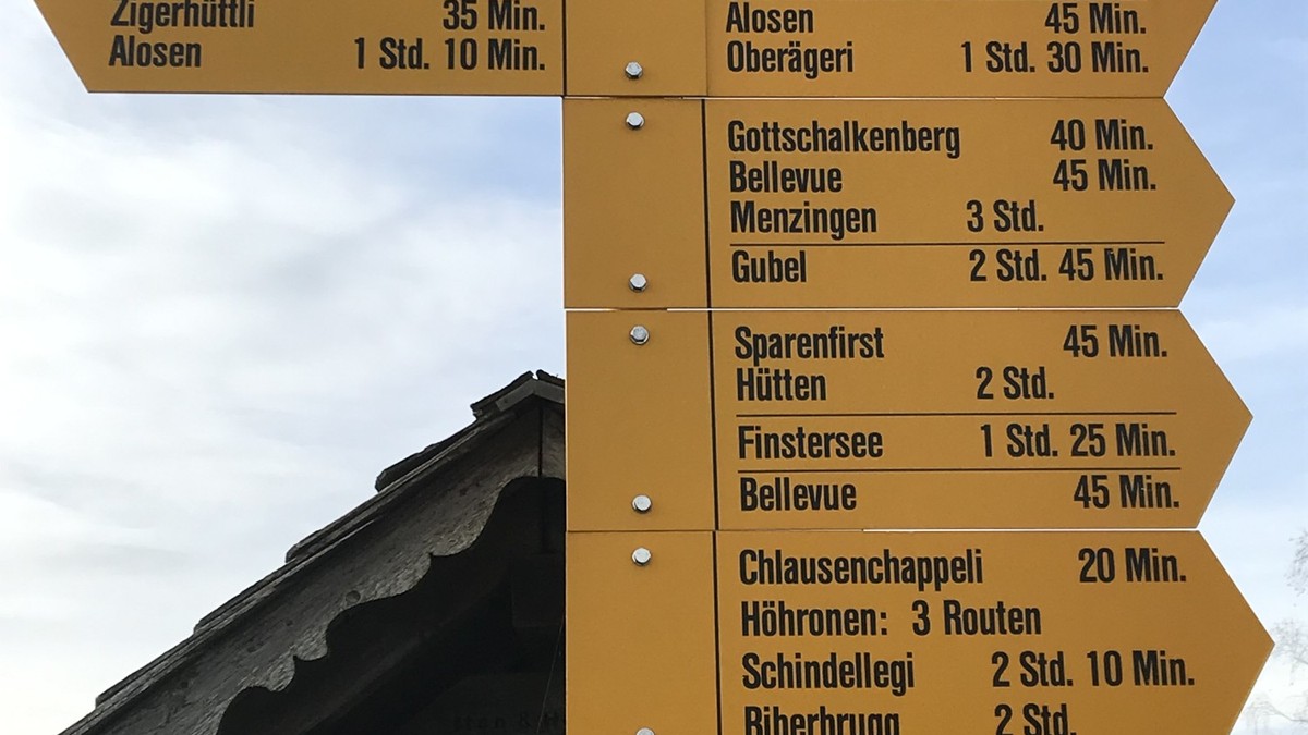 65'000 Kilometer Wanderwege: Das sind die grössten Wegweiser der Schweiz